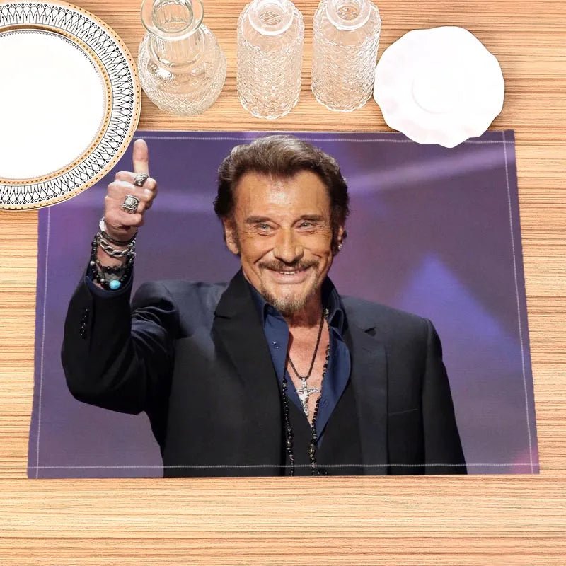 Napperon Johnny Hallyday - 22 modèles – Le Taulier
